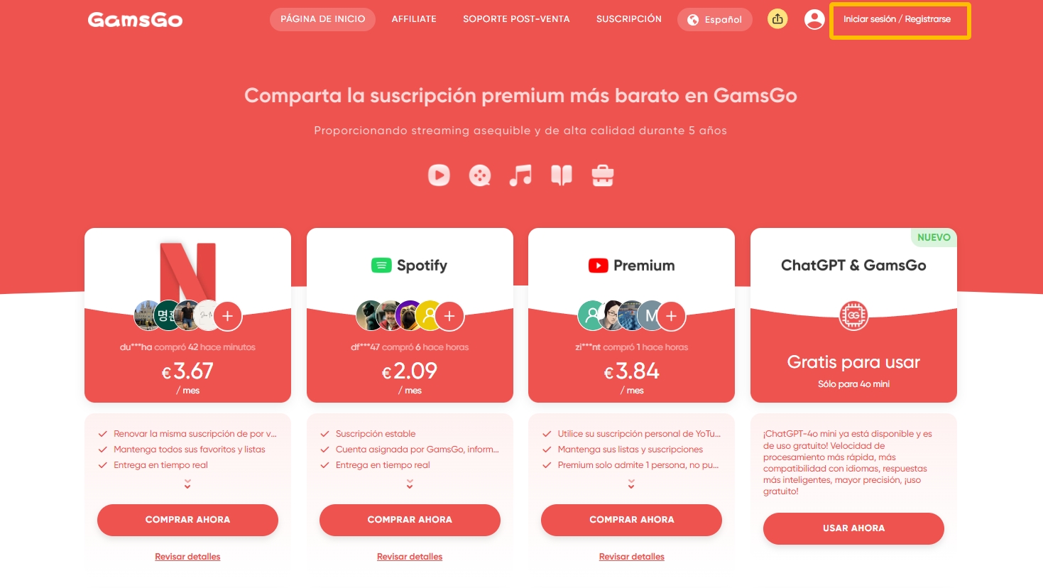 Todo sobre Compartir Cuenta ChatGPT: Usarlo de forma segura en GamsGo